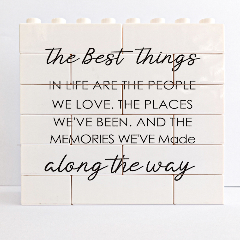 Inspirational The Best Things In Lifebuilding Bricks Blocks Puzzles ...