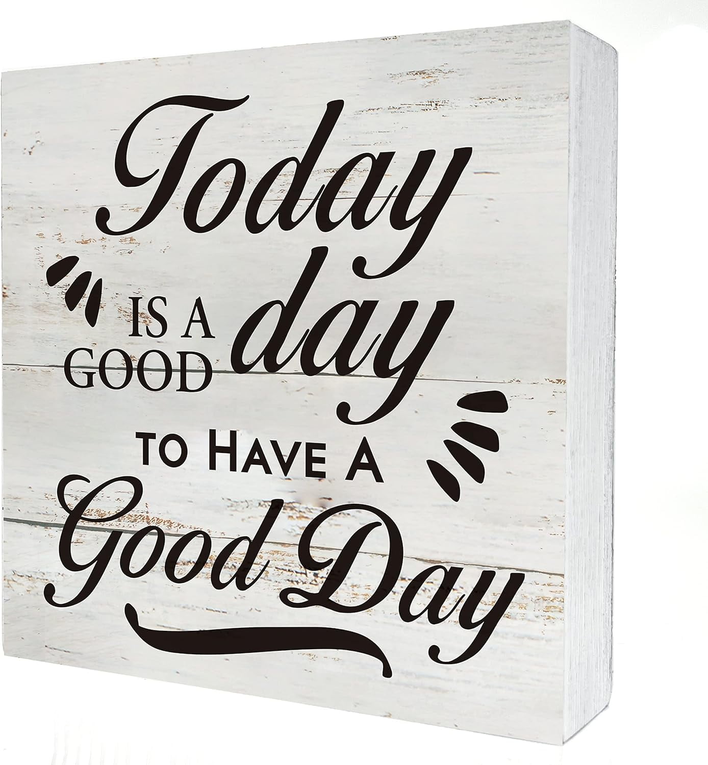 Inspirational Today is a Good Day to Have a Good Day Wooden Box Sign ...