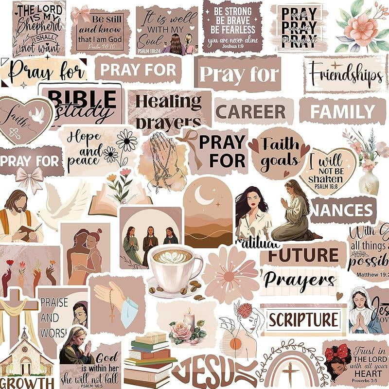 Inspirational Vision Board Stickers - 50Pcs Positive Quote Stickers for ...