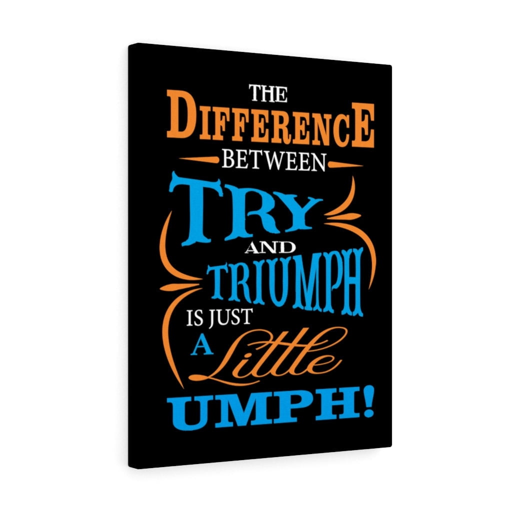 Inspirational Wall Art A Little Umph! Wall Art Motivational Motto ...