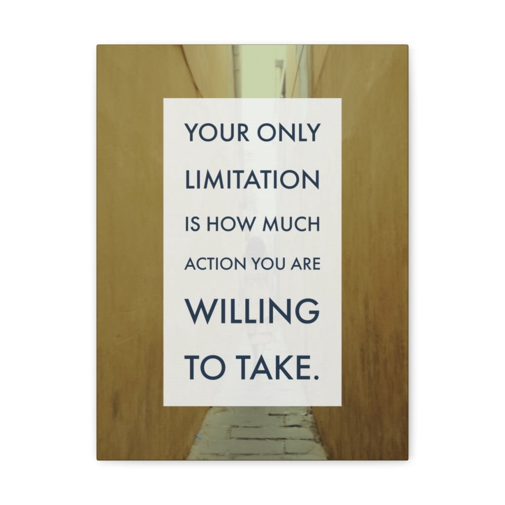 Inspirational Wall Art Action Willing To Take Motivation Wall Decor for ...