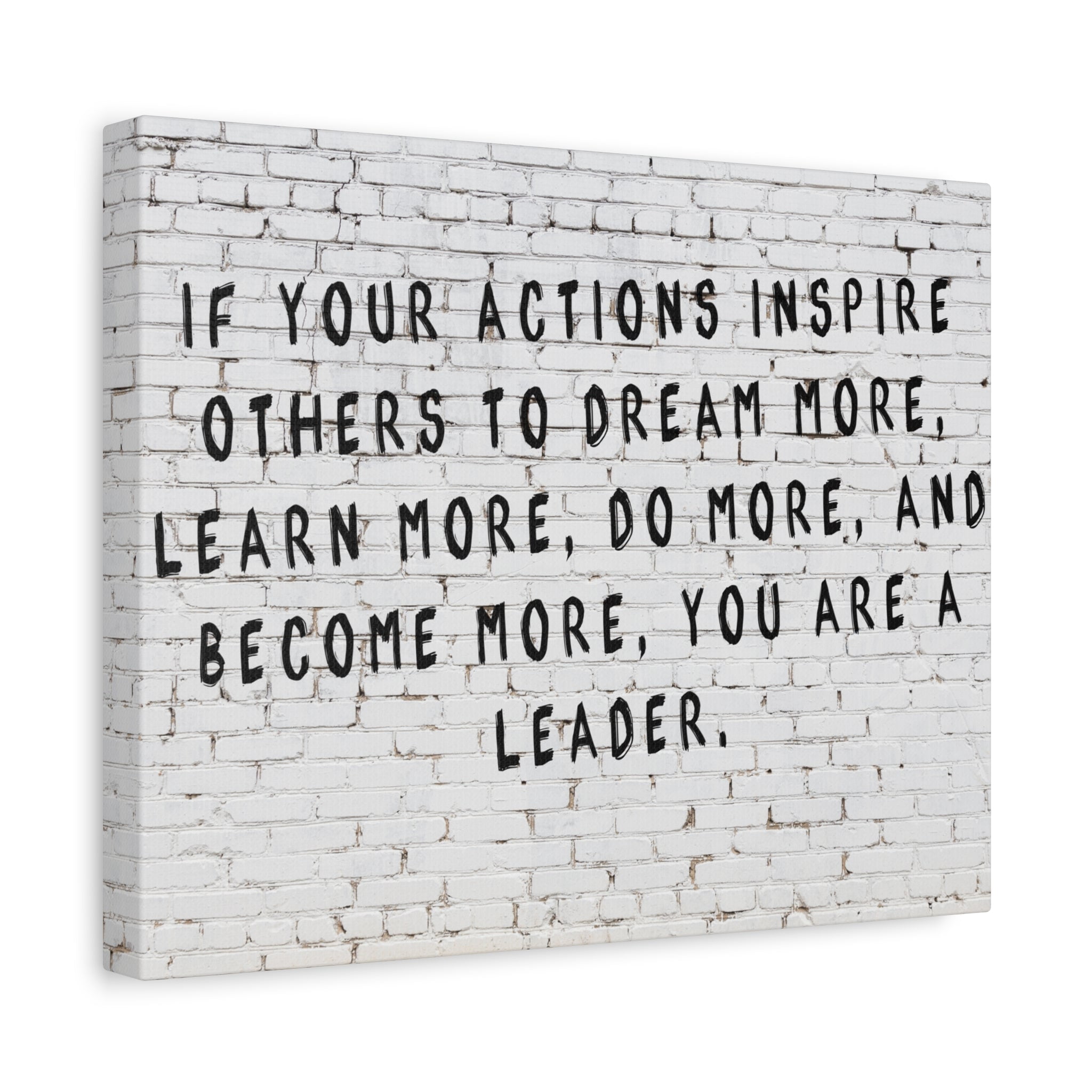 Inspirational Wall Art Actions Inspire Others Motivation Wall Decor for ...