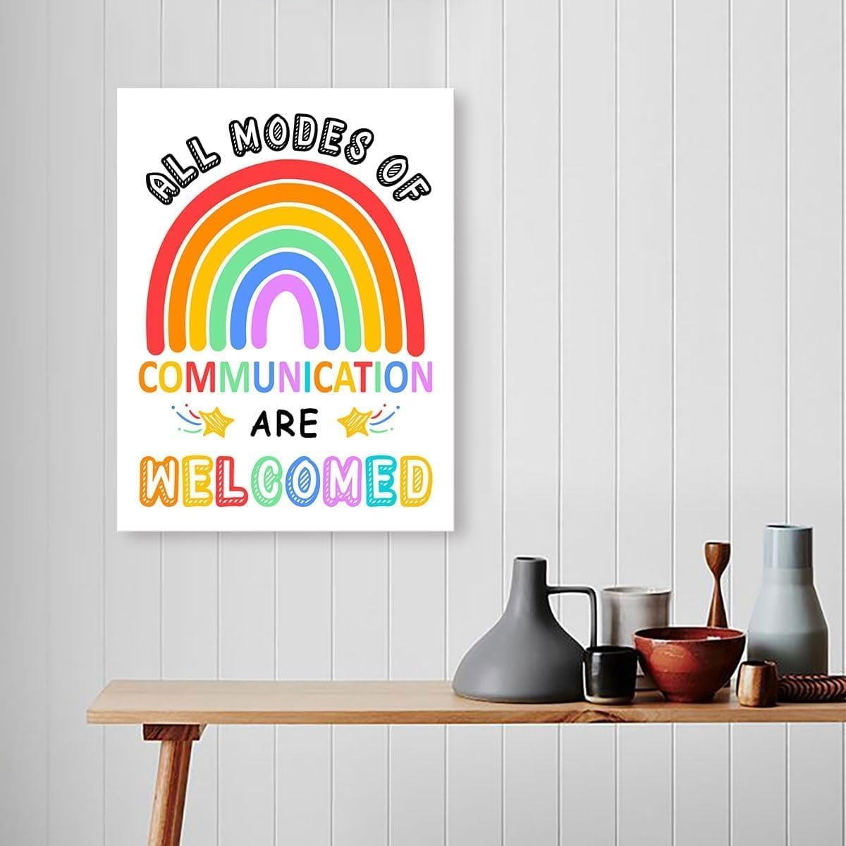 Inspirational Wall Art,All Modes of Communication Are Welcome Therapy ...