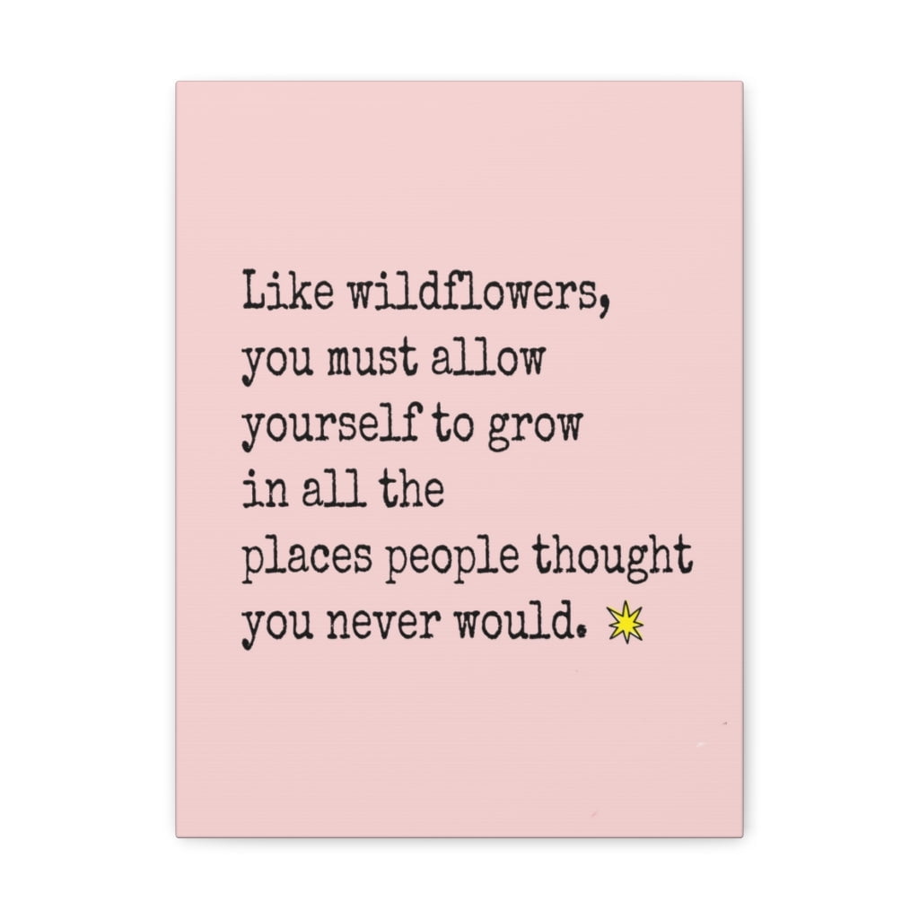 Inspirational Wall Art Allow Yourself To Grow Motivation Wall Decor for ...