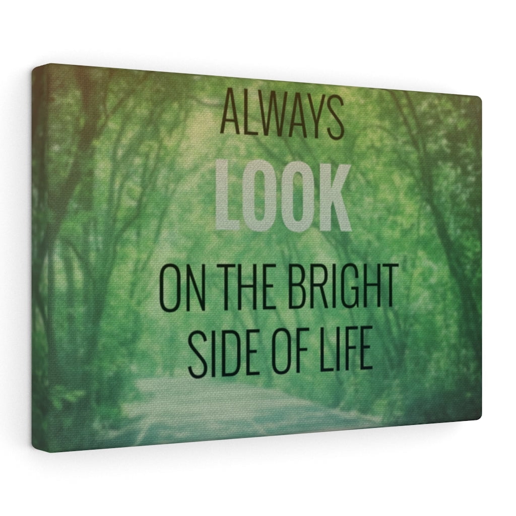Inspirational Wall Art Always Look On The Bright Motivational Print ...