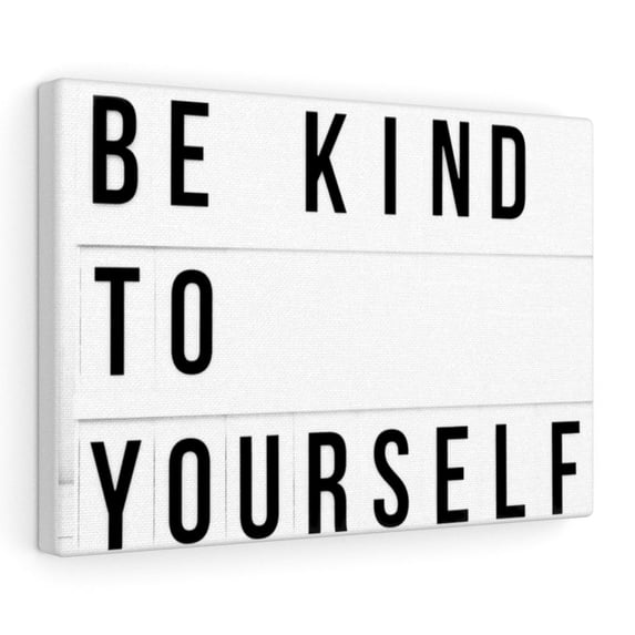 Inspirational Wall Art Be Kind To Yourself Motivational Print Ready to ...