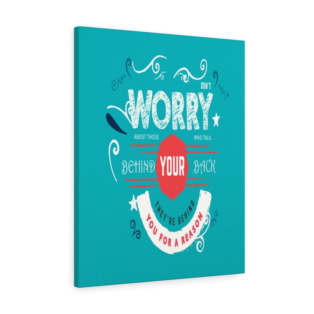 Inspirational Wall Art They're Behind You For A Reason Wall Art ...