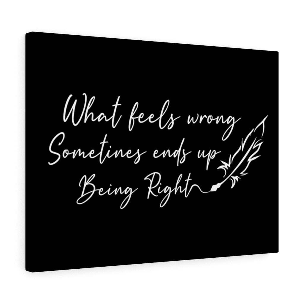 Inspirational Wall Art Being Right Wall Art Motivational Motto ...