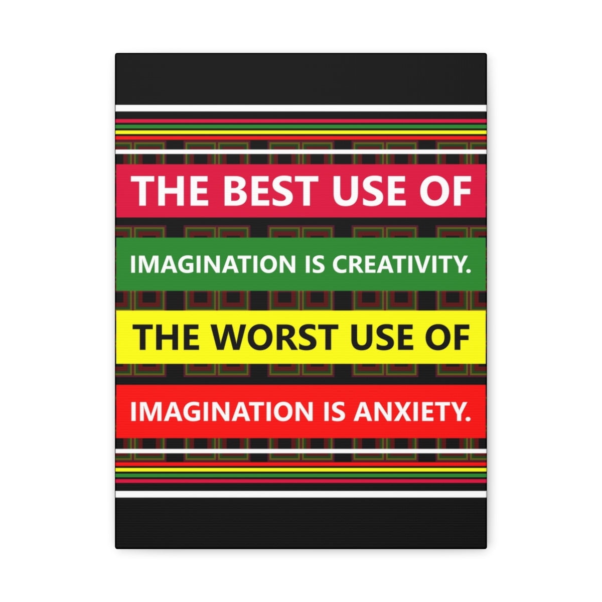 Inspirational Wall Art Best Imagination Is Creativity Motivation Wall ...
