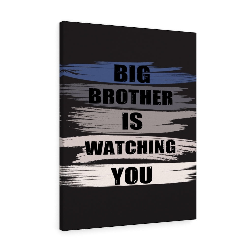 Inspirational Wall Art Big Brother Is Watching Wall Art Motivation Wall ...