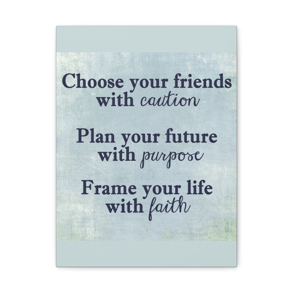Inspirational Wall Art Choose Your Life Plan Motivation Wall Decor for ...