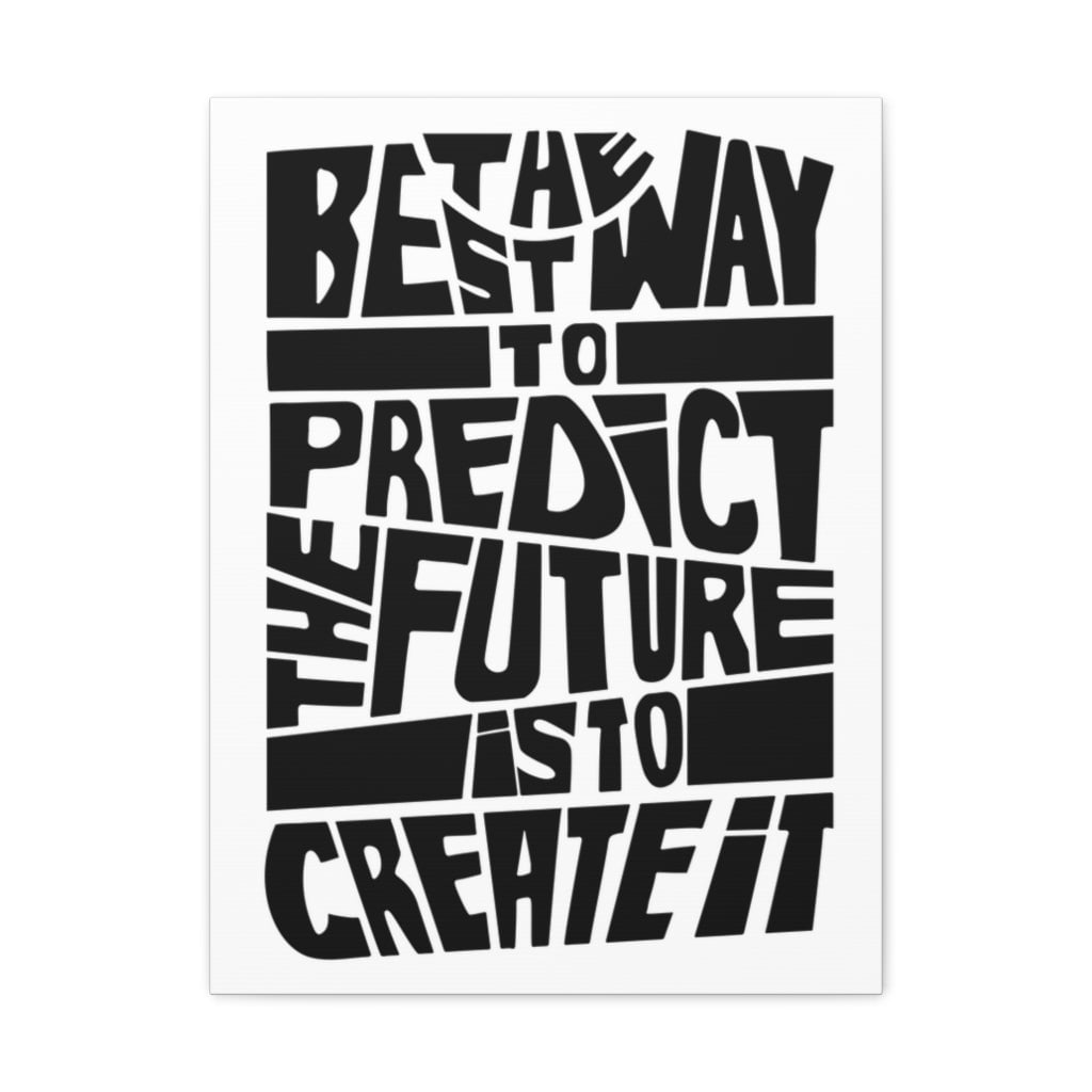 Inspirational Wall Art Create The Future Motivation Wall Decor for Home ...