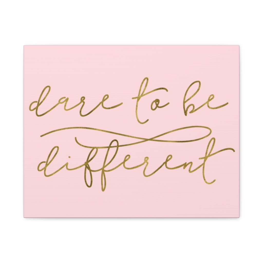Inspirational Wall Art Dare To Be Different Motivation Wall Decor for ...