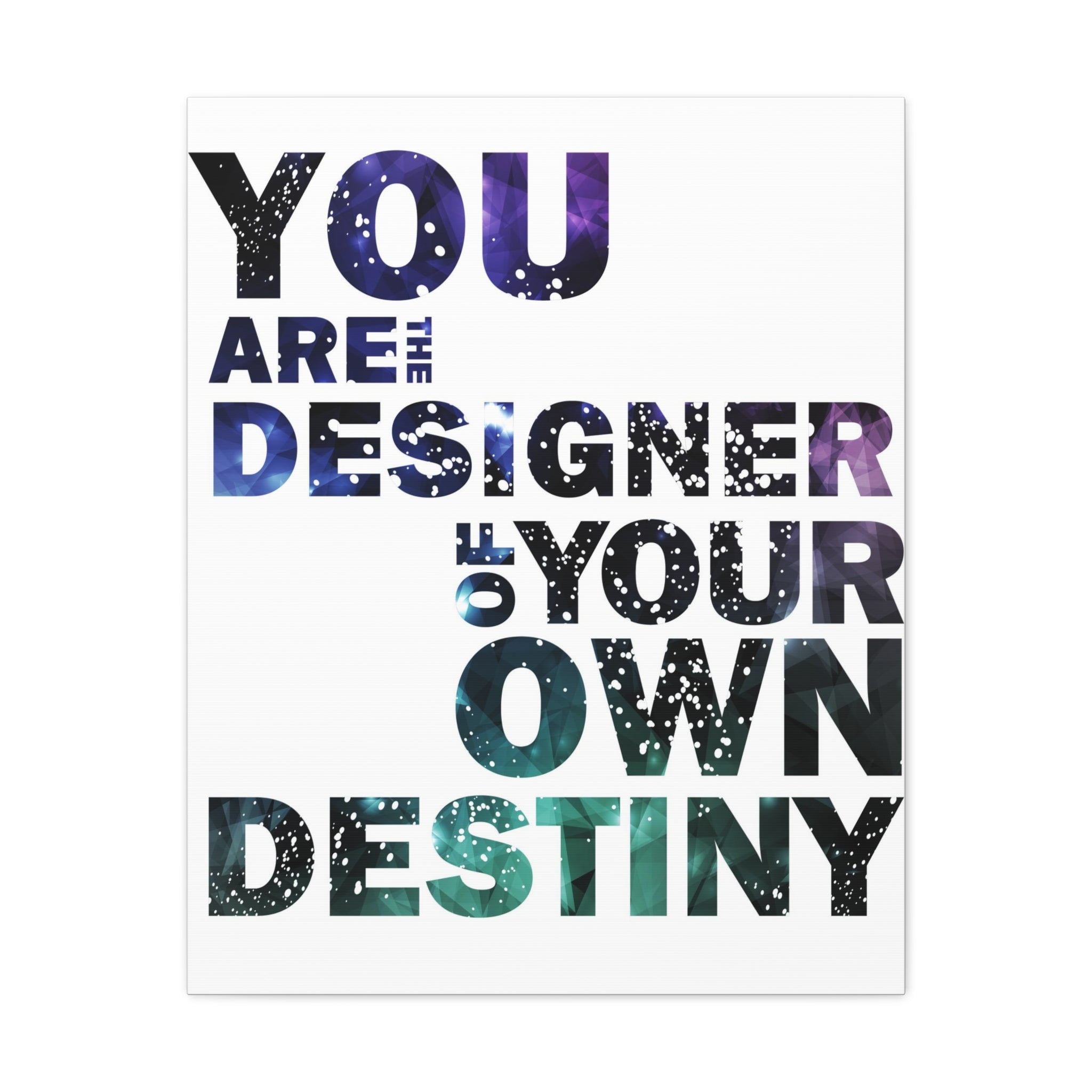 Inspirational Wall Art Designer Of Your Own Destiny Motivation Wall ...