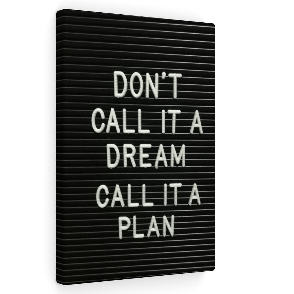Inspirational Wall Art Don't Call It A Dream Motivational Print Ready ...