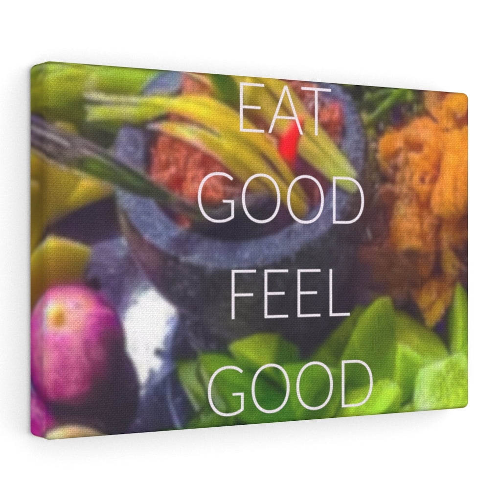 Inspirational Wall Art Eat Good Feel Good Motivational Print Ready to ...