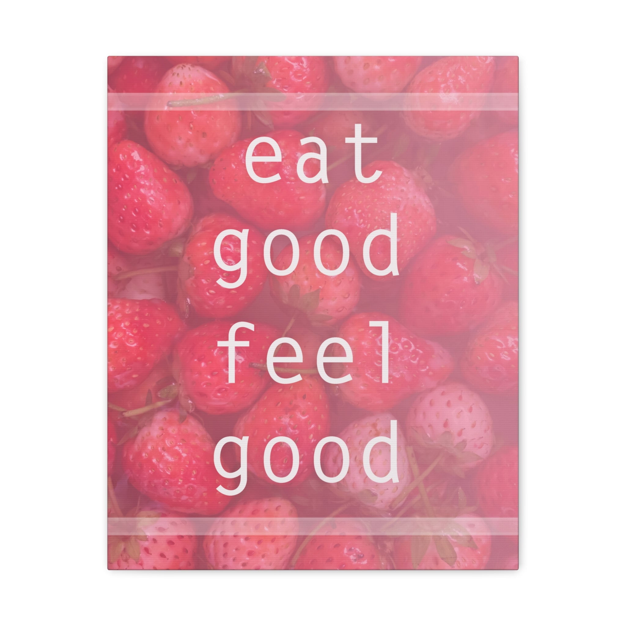 Inspirational Wall Art Eat Good Feel Good Pink Motivational Print Ready ...