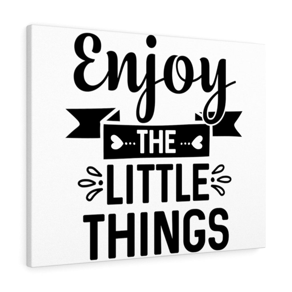 Inspirational Wall Art Enjoy The Little Things Plain Wall Art ...