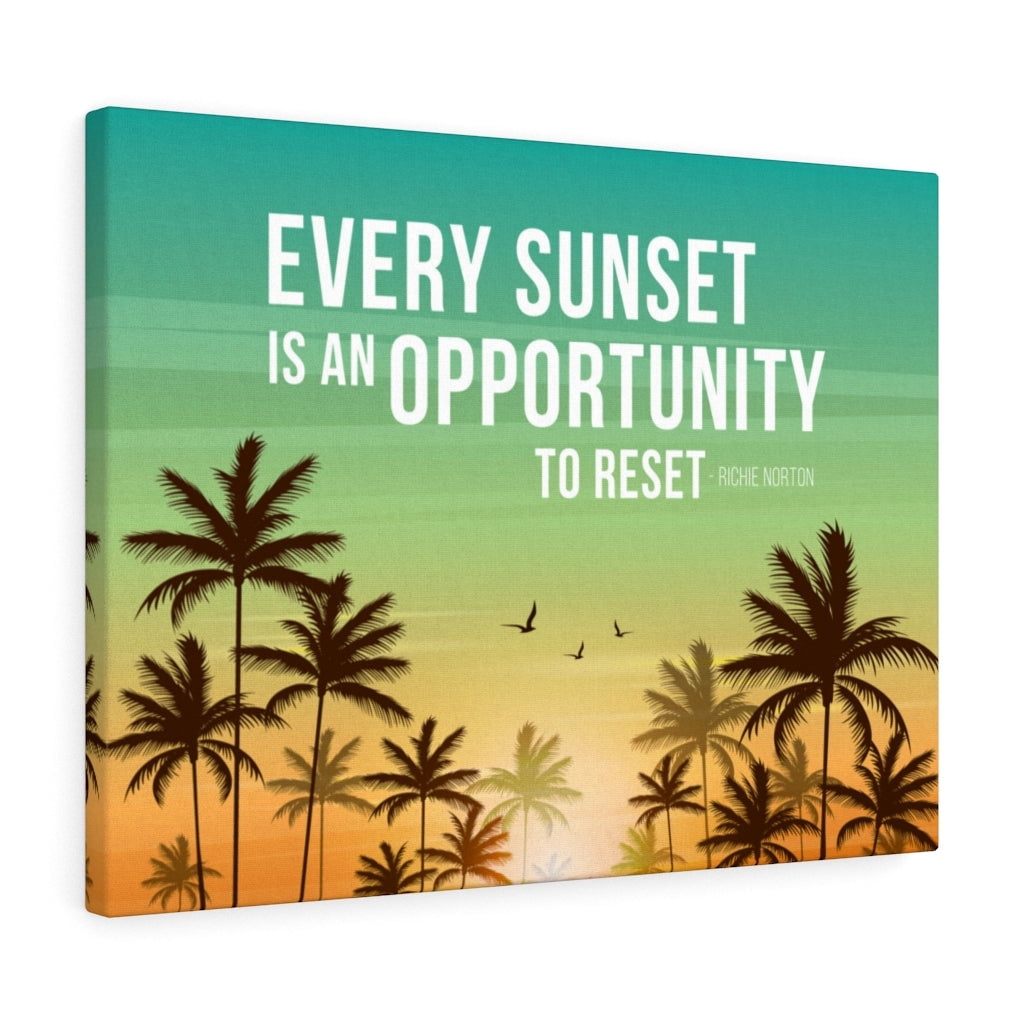 Inspirational Wall Art Every Sunset Is An Opportunity Wall Art ...