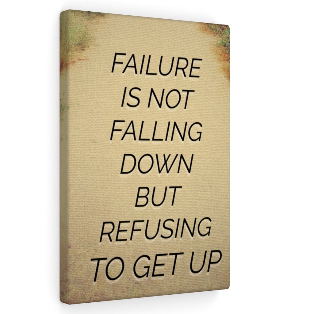 Inspirational Wall Art Failure Is Not Falling Down Motivational Print ...