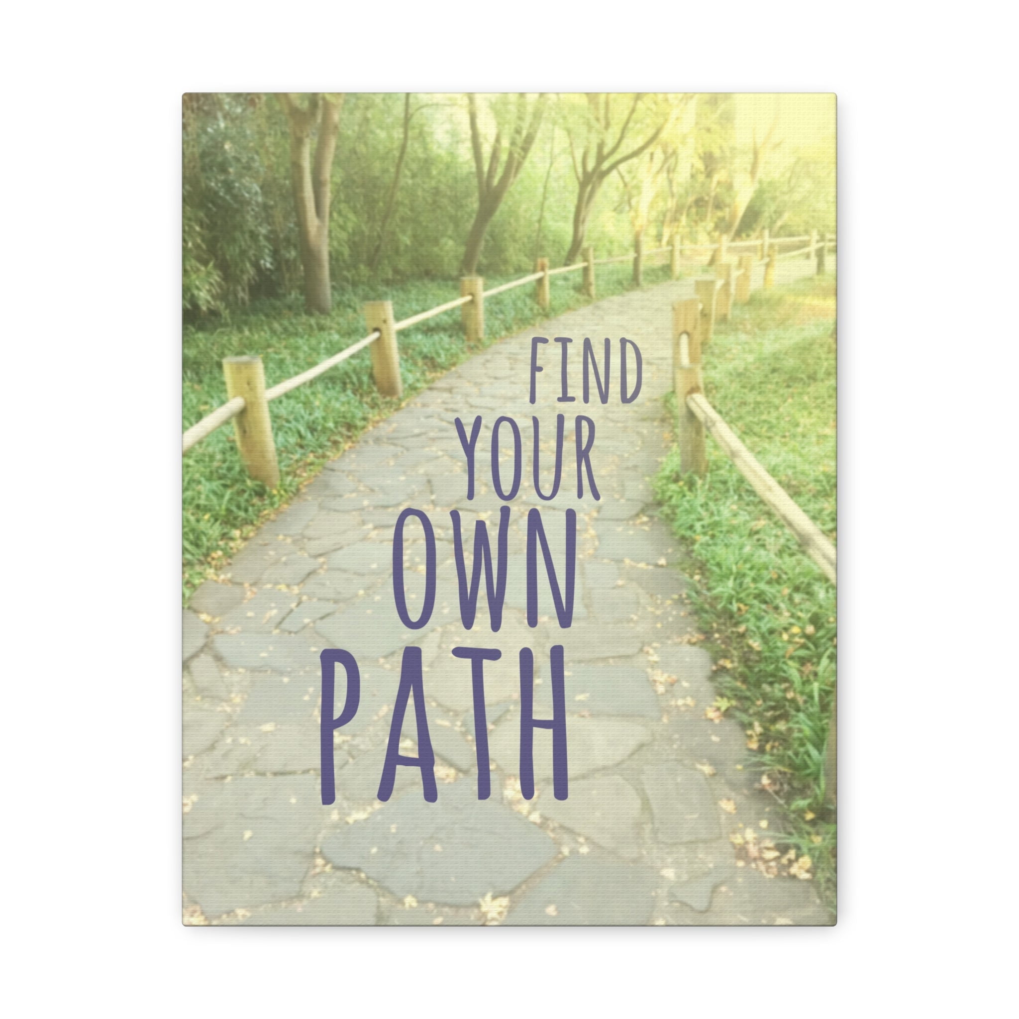 Inspirational Wall Art Find Your Own Path Motivational Print Ready to ...