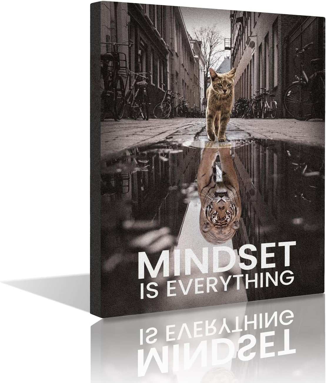 Inspirational Wall Art Framed Canvas (MAMBA MENTALITY/KOBE BRYANT ...