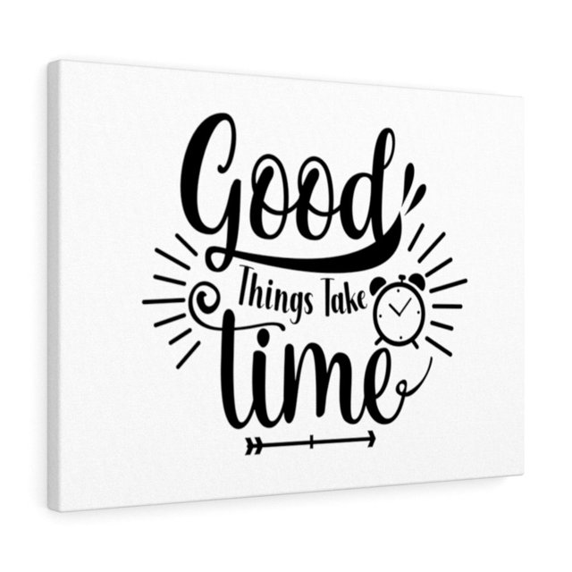 Inspirational Wall Art Good Things Take Time Wall Art Motivational ...