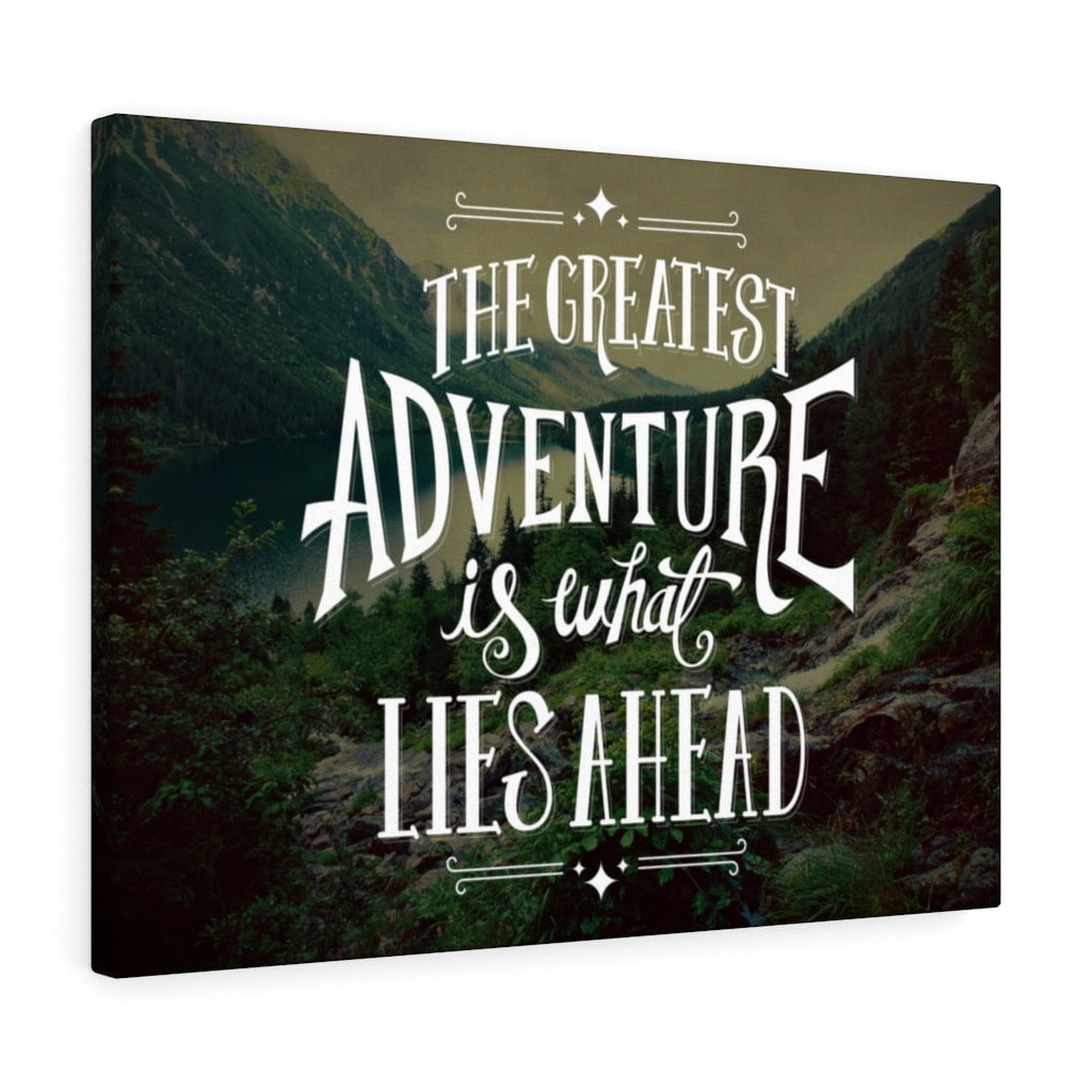 Inspirational Wall Art Greatest Adventure Wall Art Motivational Motto ...