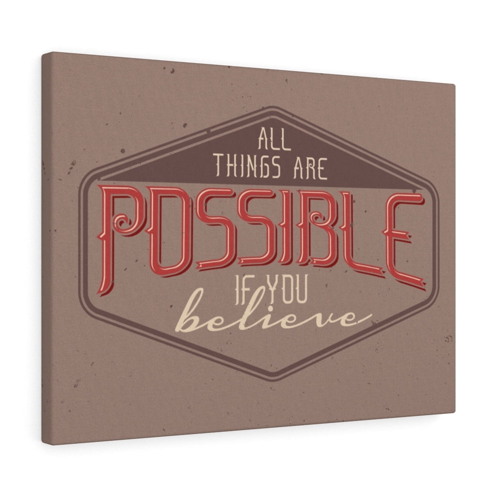 Inspirational Wall Art If You Believe Wall Art Motivational Motto ...