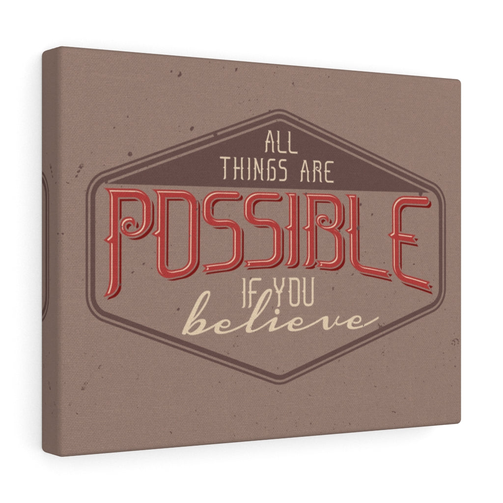 Inspirational Wall Art If You Believe Wall Art Motivational Motto ...