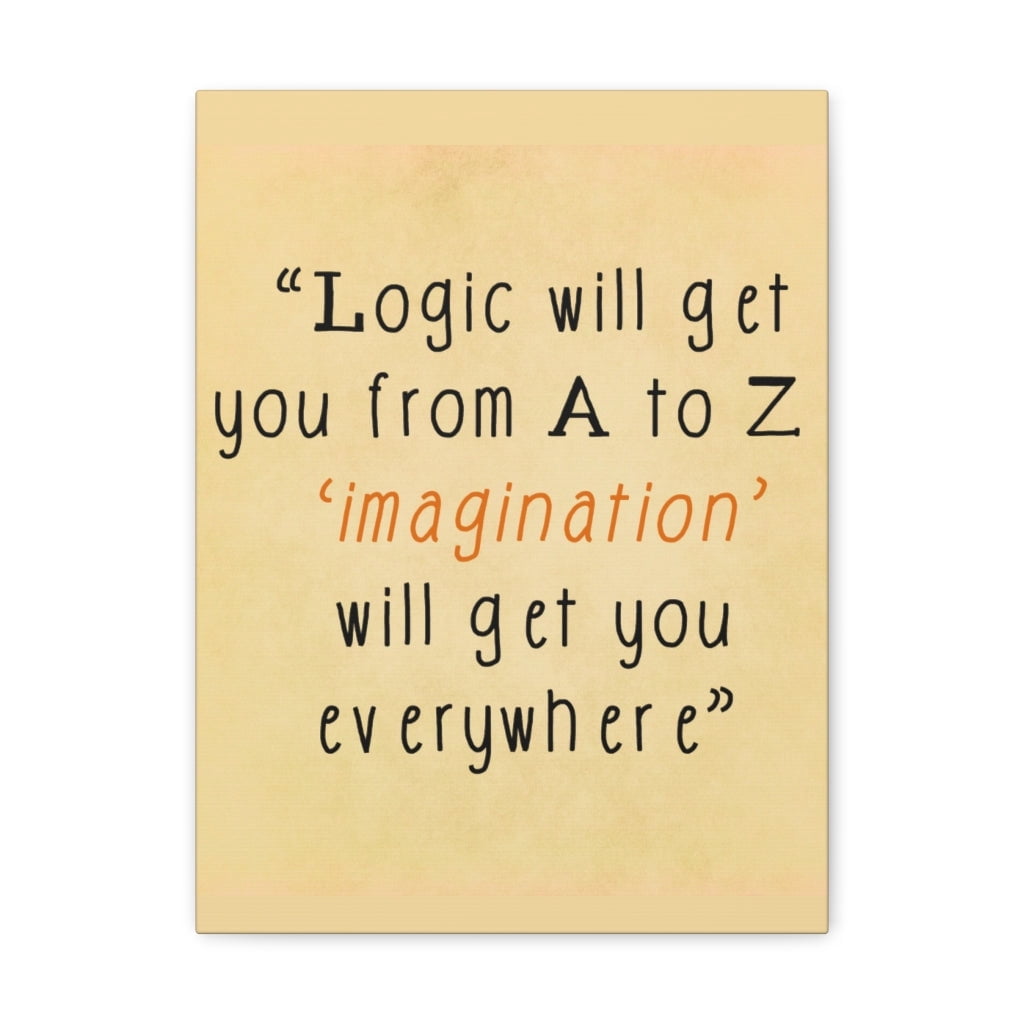 Inspirational Wall Art Imagination Get You Everywhere Motivation Wall ...