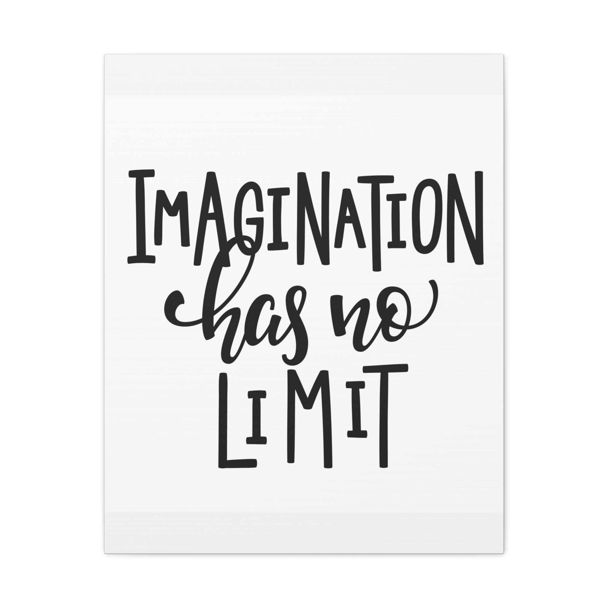 Inspirational Wall Art Imagination Has No Limit Motivation Wall Decor ...