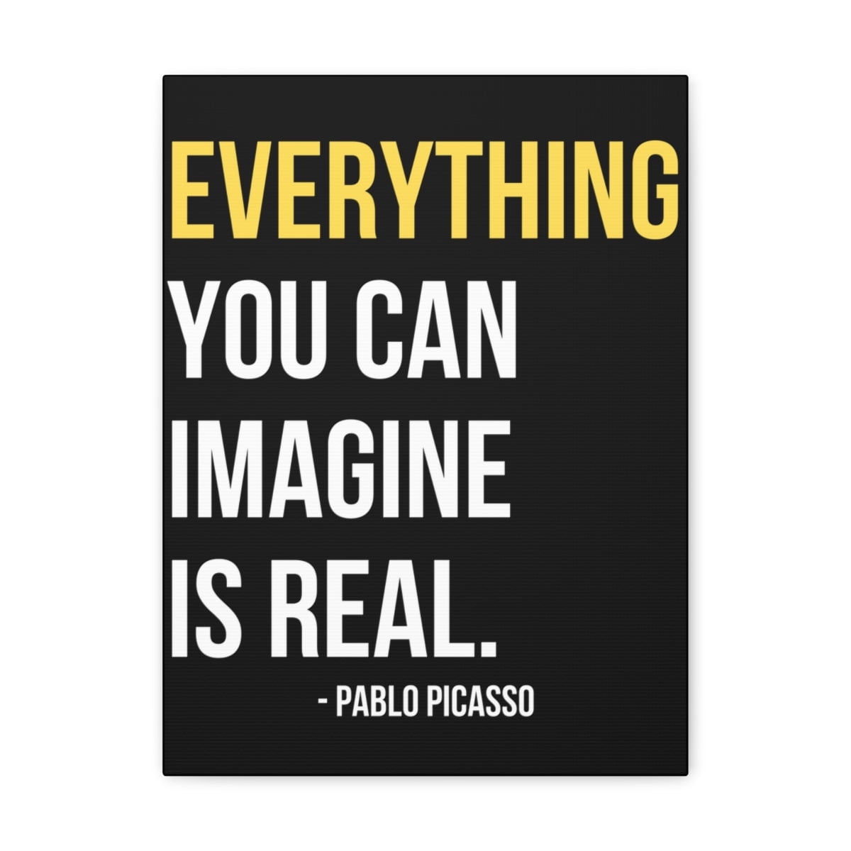 Inspirational Wall Art Imagine Is Real Motivation Wall Decor for Home ...