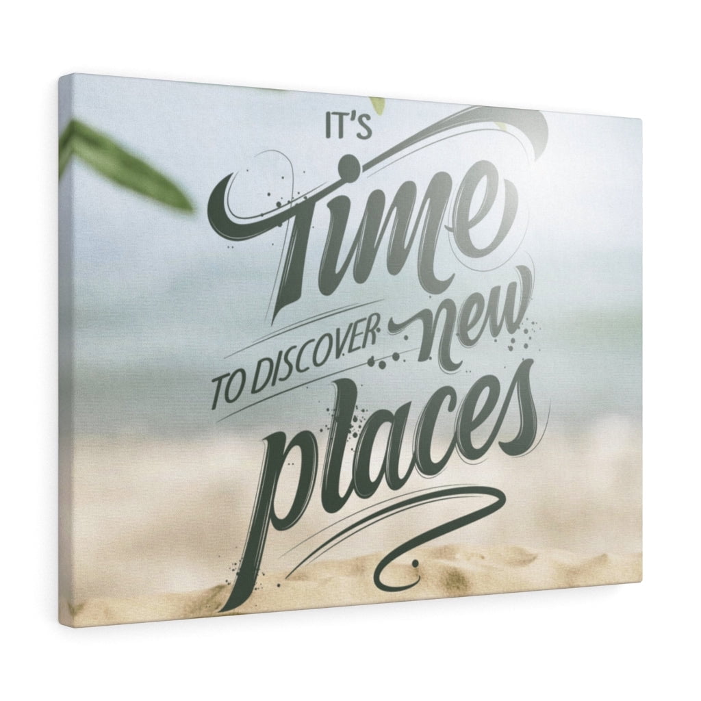 Inspirational Wall Art It's Time Wall Art Motivational Motto Inspiring ...