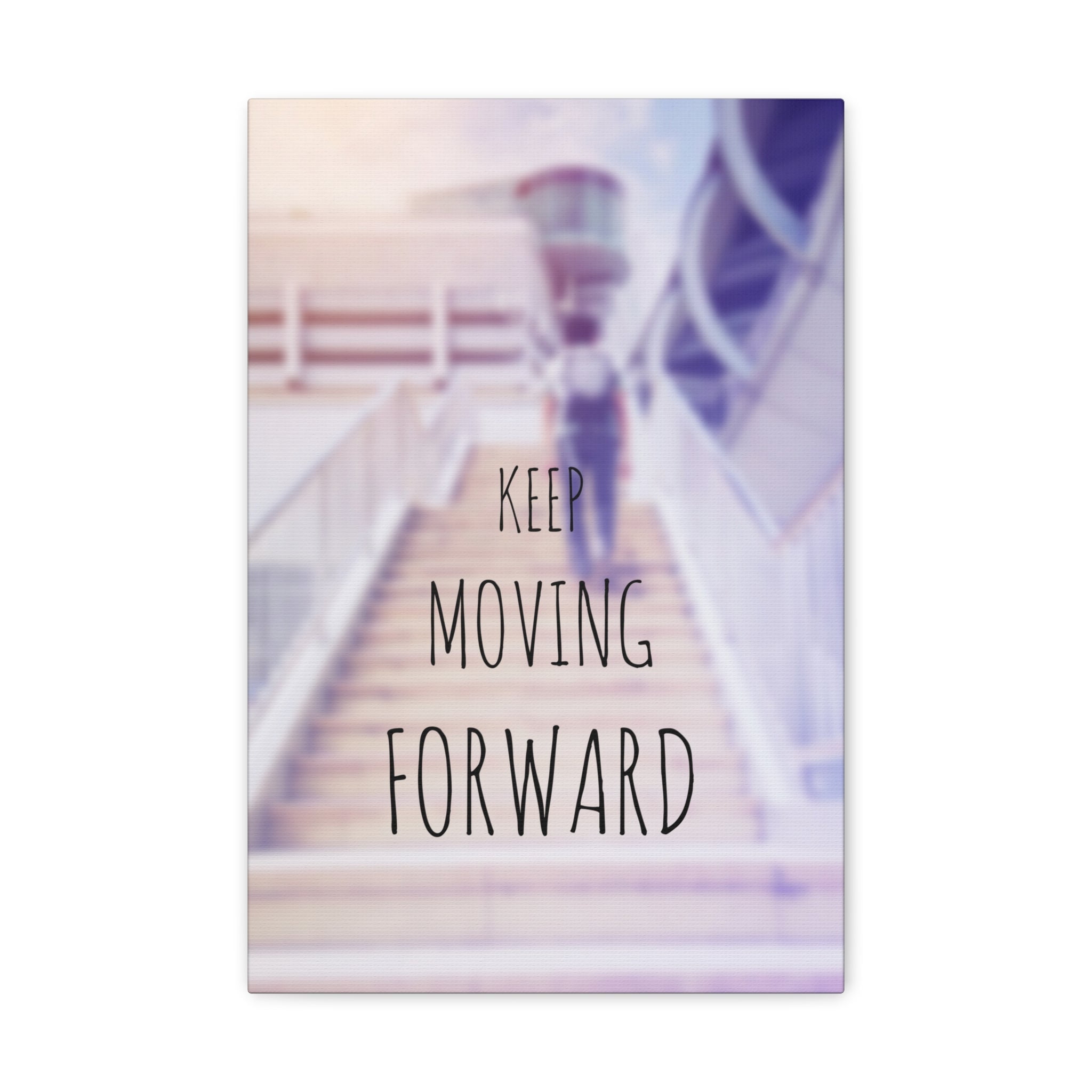 Inspirational Wall Art Keep Moving Forward Motivational Print Ready to ...