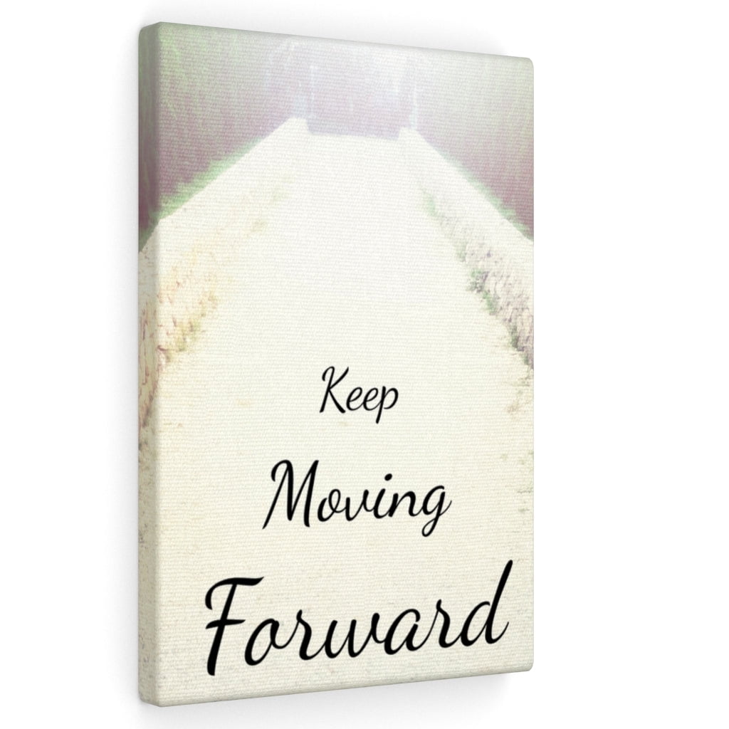 Inspirational Wall Art Keep Moving White Forward Motivational Print ...