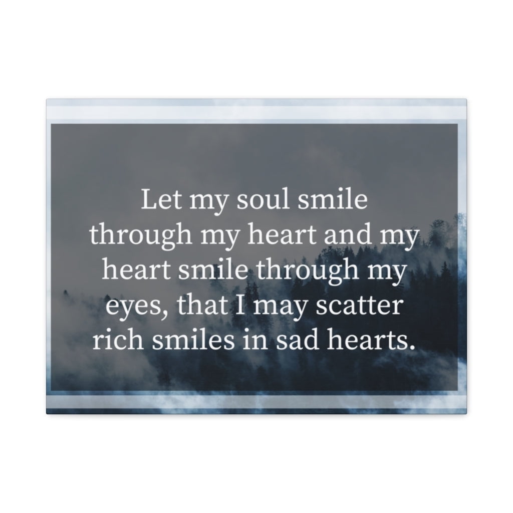 Inspirational Wall Art Let My Soul Smile Motivation Wall Decor for Home ...