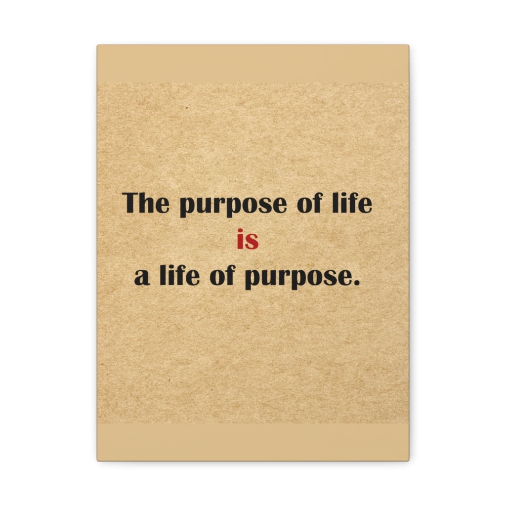 Inspirational Wall Art Life of Purpose Motivation Wall Decor for Home ...