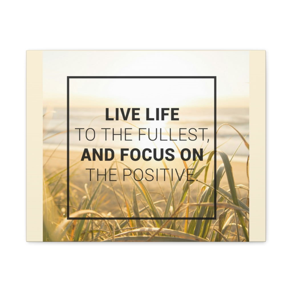 Inspirational Wall Art Live Life To The Fullest Motivation Wall Decor ...