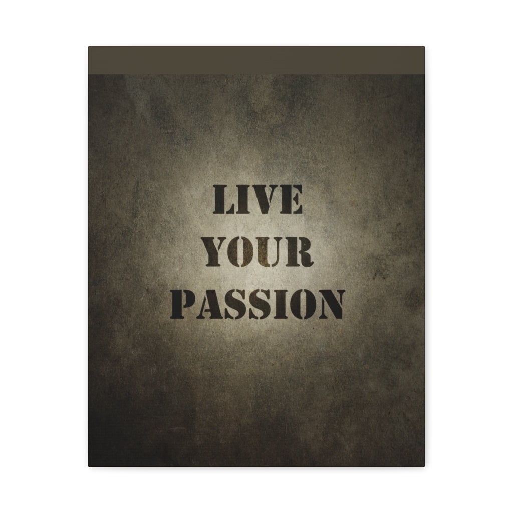 Inspirational Wall Art Live Your Passion Motivation Wall Decor for Home ...