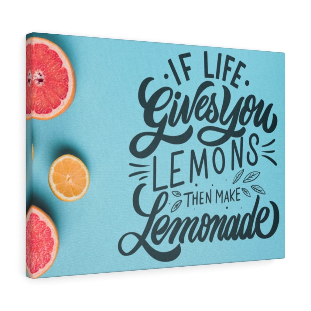 Inspirational Wall Art Make A Lemonade Wall Art Motivational Motto ...