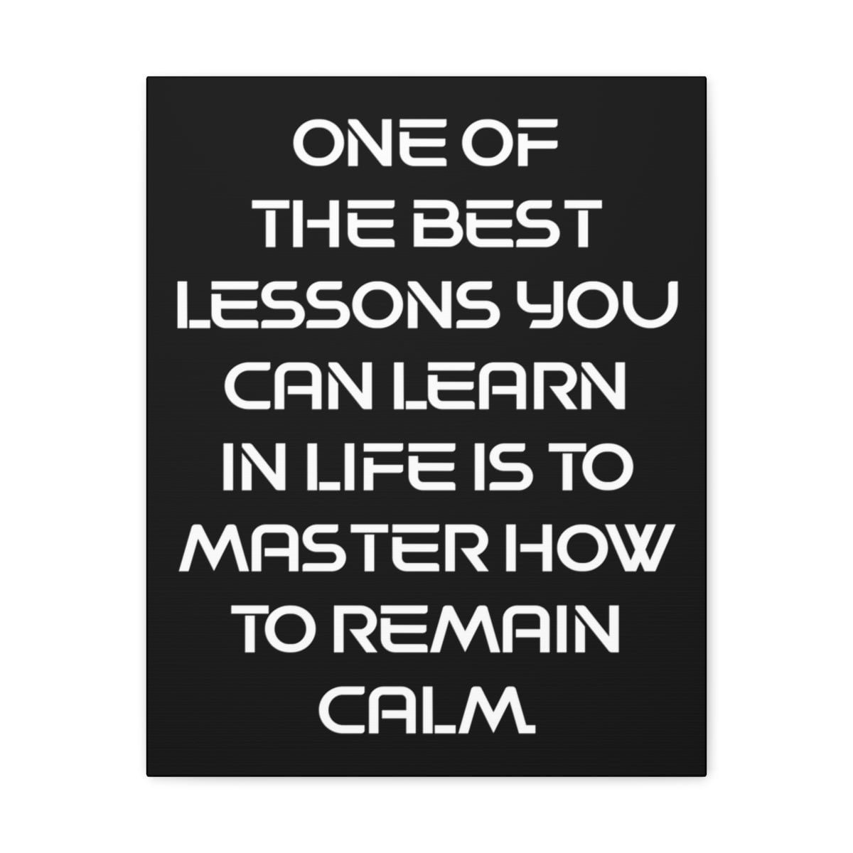 Inspirational Wall Art Master To Remain Calm Motivation Wall Decor for ...