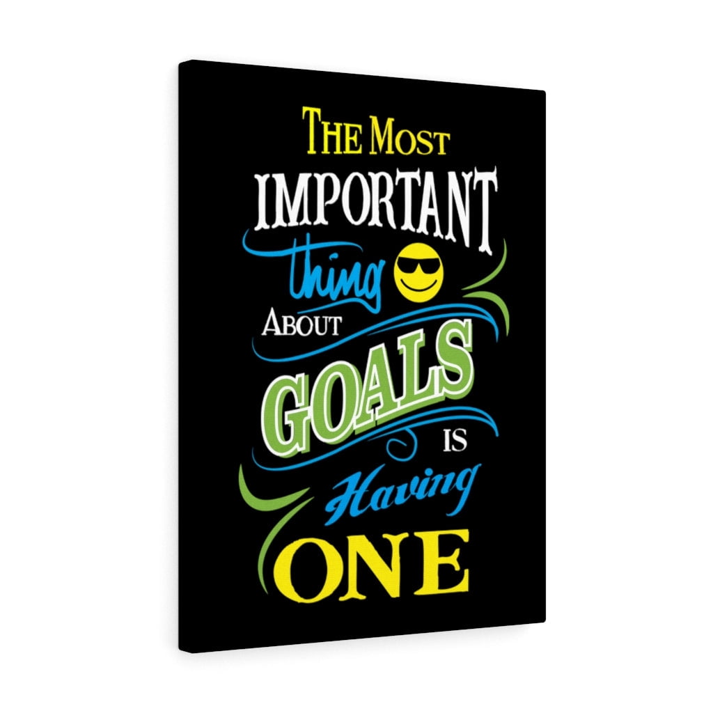 Inspirational Wall Art Most Important Thing Wall Art Motivational Motto ...
