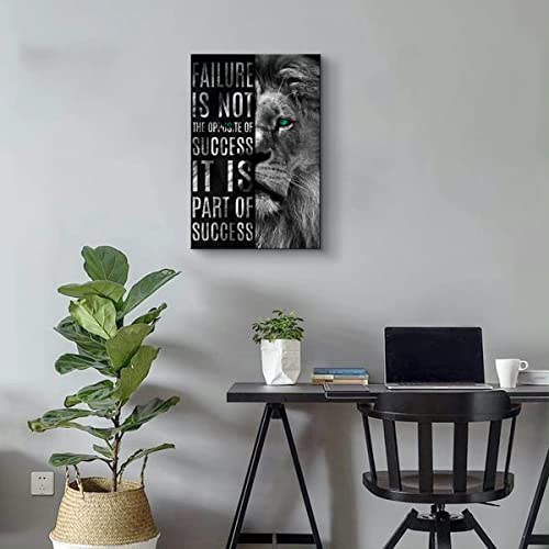 Inspirational Wall Art Motivational Wall Art Lion Quotes Inspirational ...