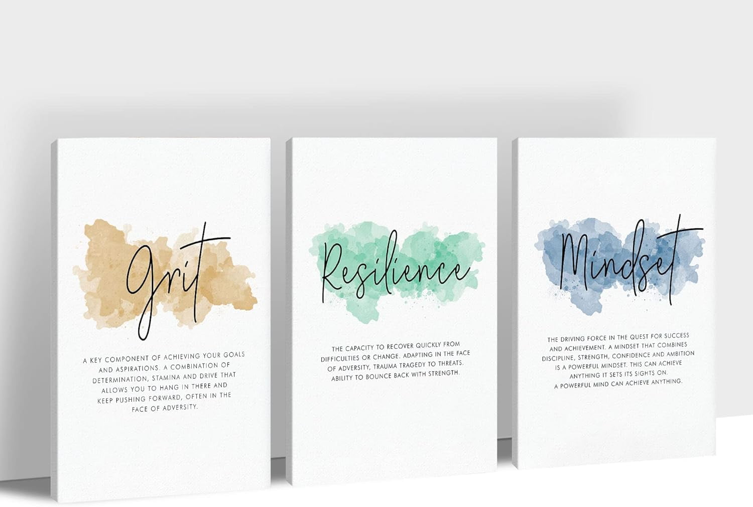 Inspirational Wall Art, Motivational Quotes Canvas Art Prints for Men ...