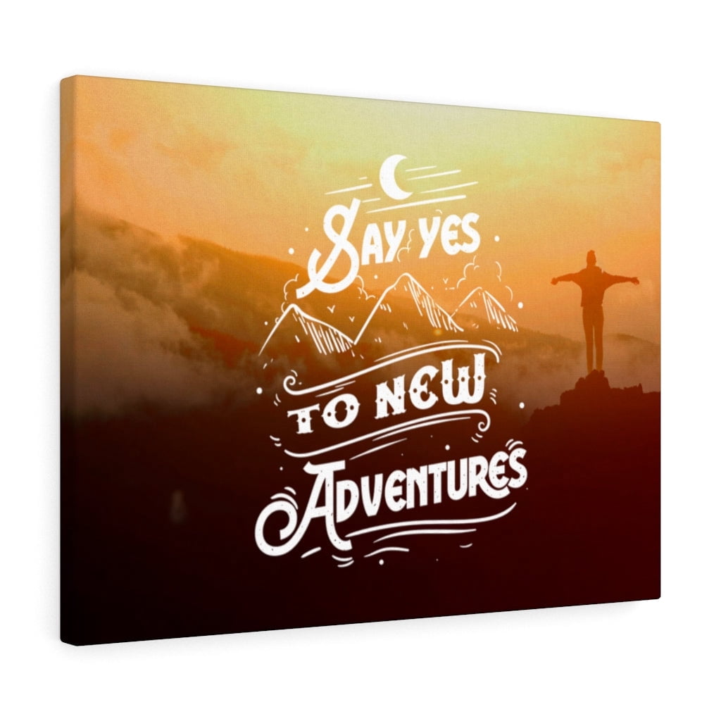 Inspirational Wall Art New Adventures Wall Art Motivational Motto ...