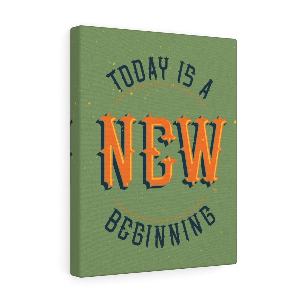 Inspirational Wall Art New Beginning Wall Art Motivational Motto ...