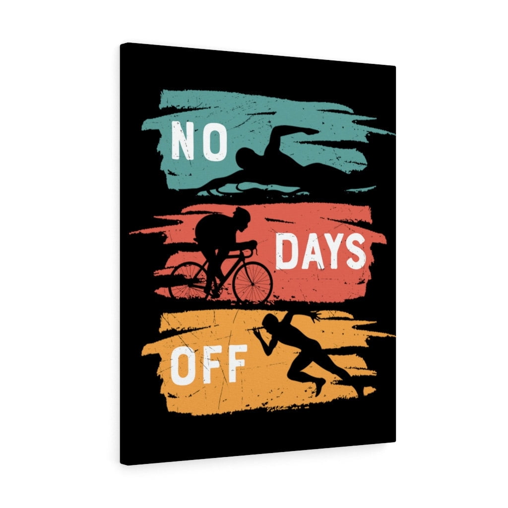 Inspirational Wall Art No Days Off Colors Wall Art Motivation Wall ...