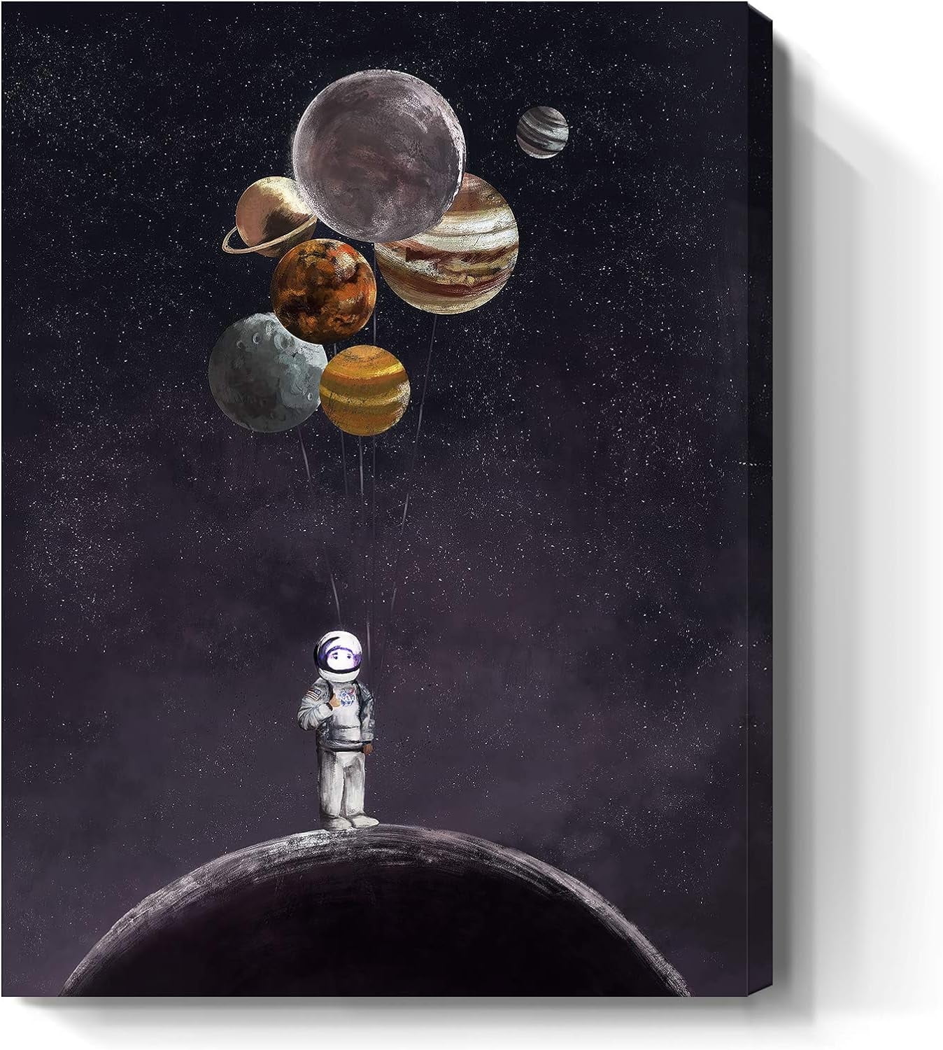 Inspirational Wall Art for Office Outer Space Decor Motivational Canvas ...