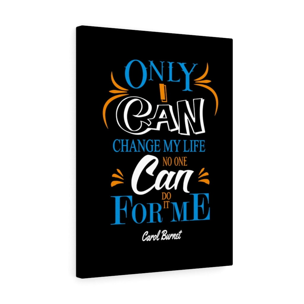 Inspirational Wall Art Only I Can Wall Art Motivational Motto Inspiring ...